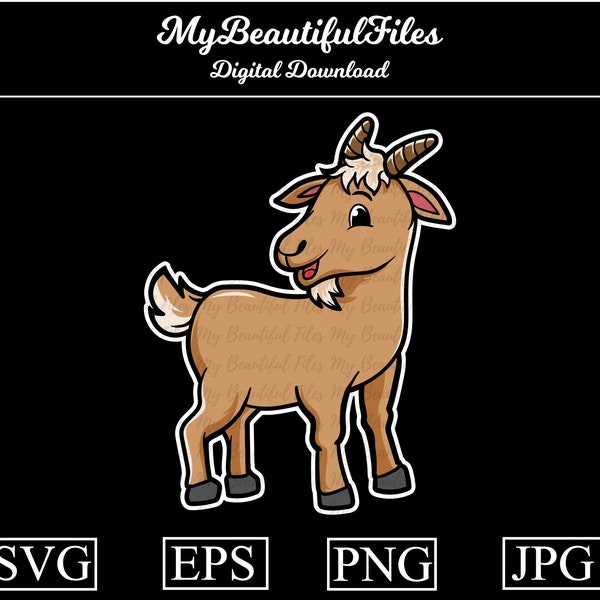 Cute Goat Stickers - Etsy