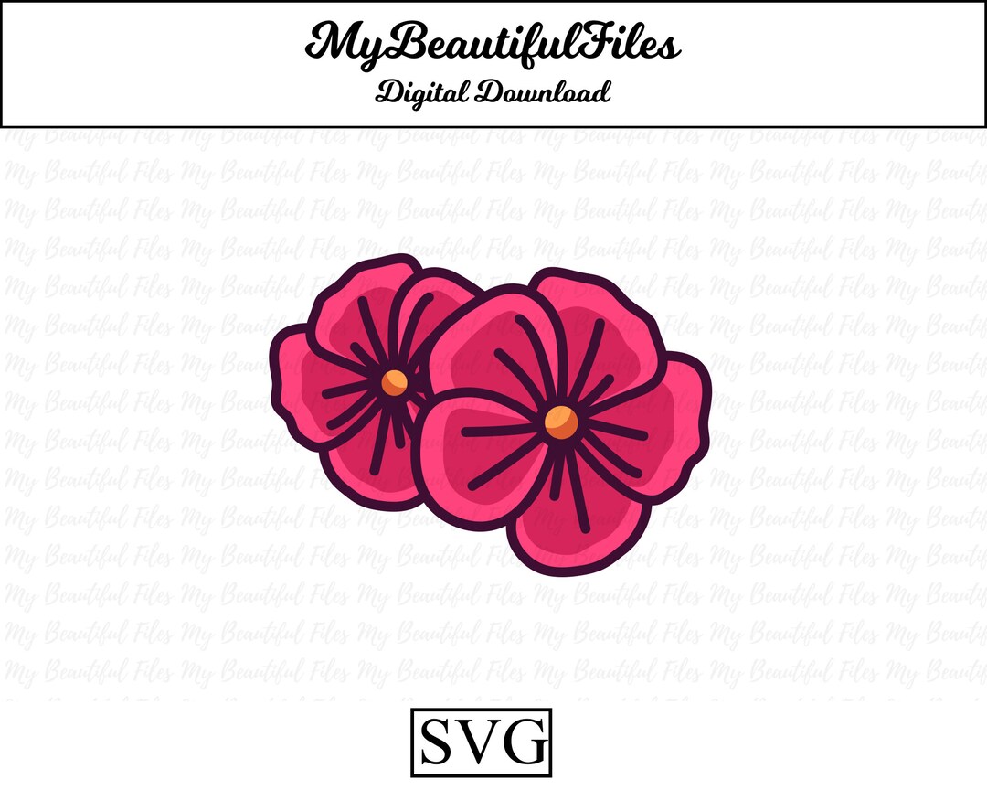 Geranium SVG Digital Download Geranium File for Printable Art, Planner ...