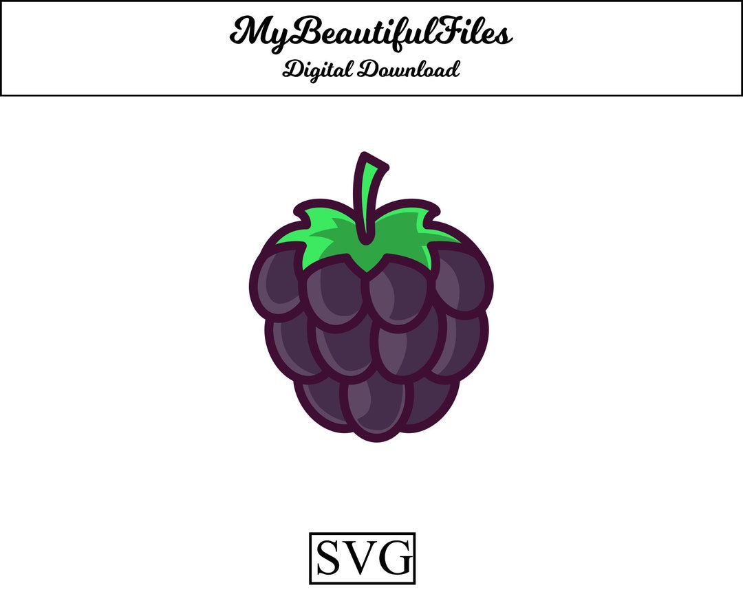 Blackberry SVG Digital Download Blackberry File for Printable Art ...