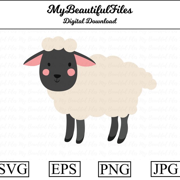 Not sheep svg png - Etsy Nederland