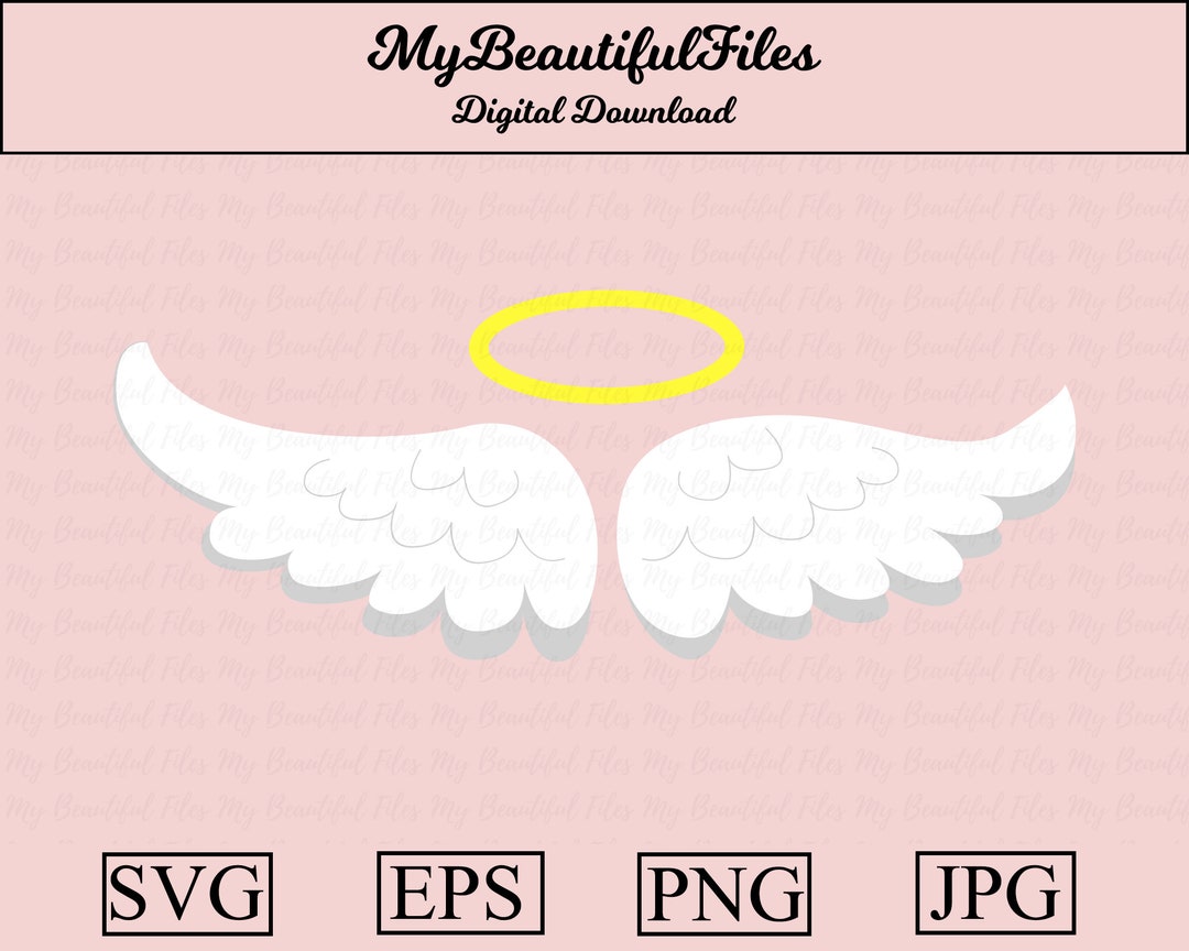 Wings SVG,PNG Digital Download Cute Wings File for Printable Art ...