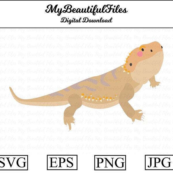 Bearded Dragon Svg - Etsy