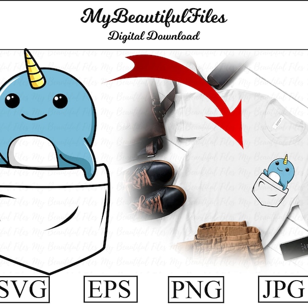 Narwhal Sticker - Etsy