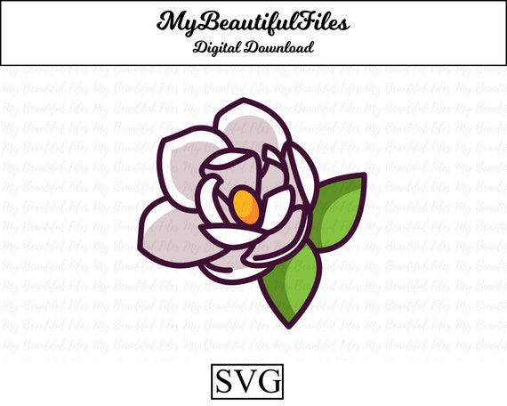 Magnolia SVG Digital Download Magnolia File for Printable | Etsy