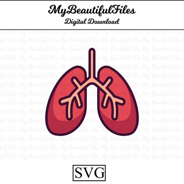 Lung Svg - Etsy