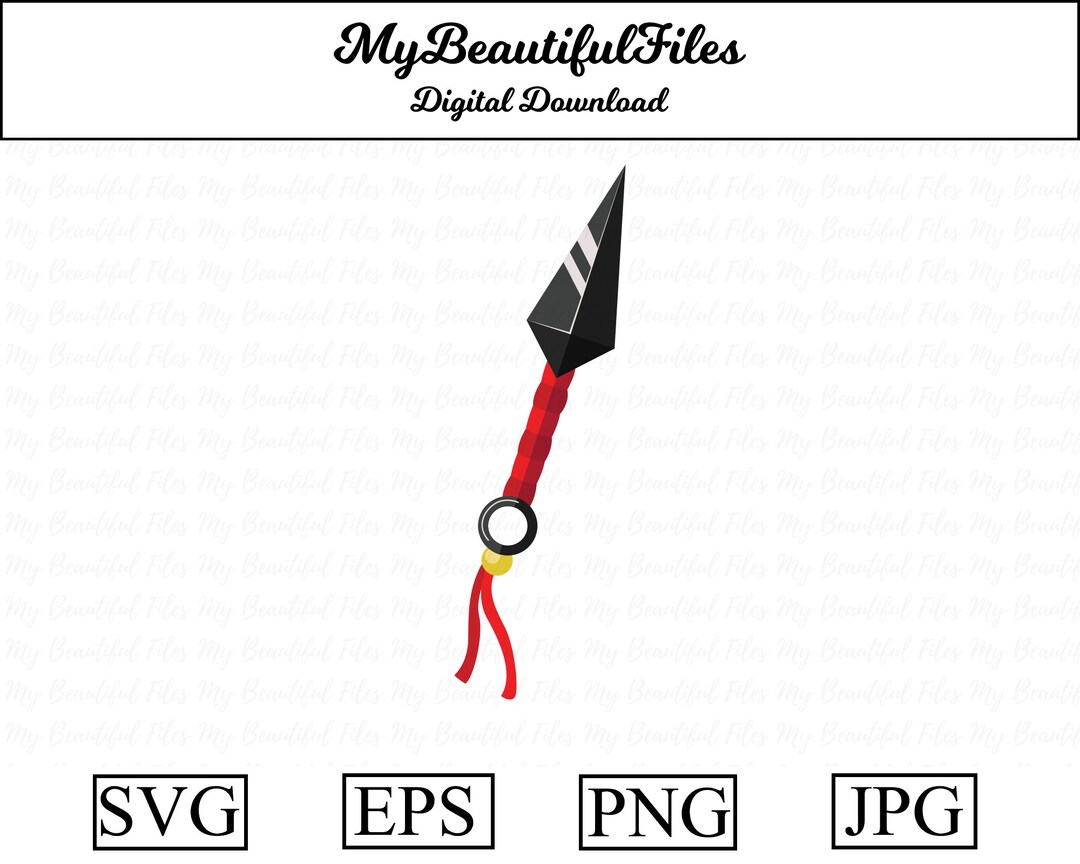 Kunai SVG,PNG Digital Download Cute Ninja File for Printable Art ...