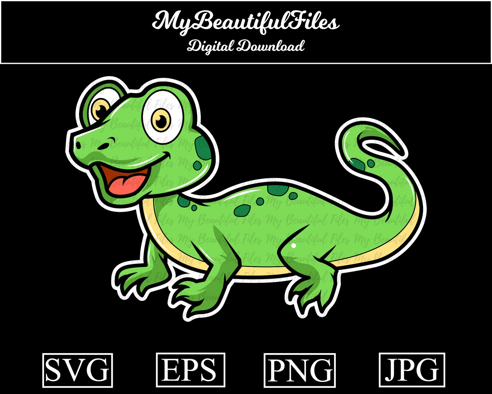 Lizard SVGPNG Digital Download Cute Lizard File for - Etsy