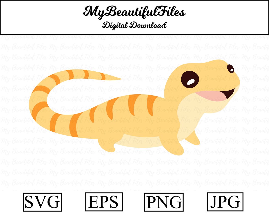 Lizard SVG,PNG Digital Download Cute Lizard File for Printable Art and ...