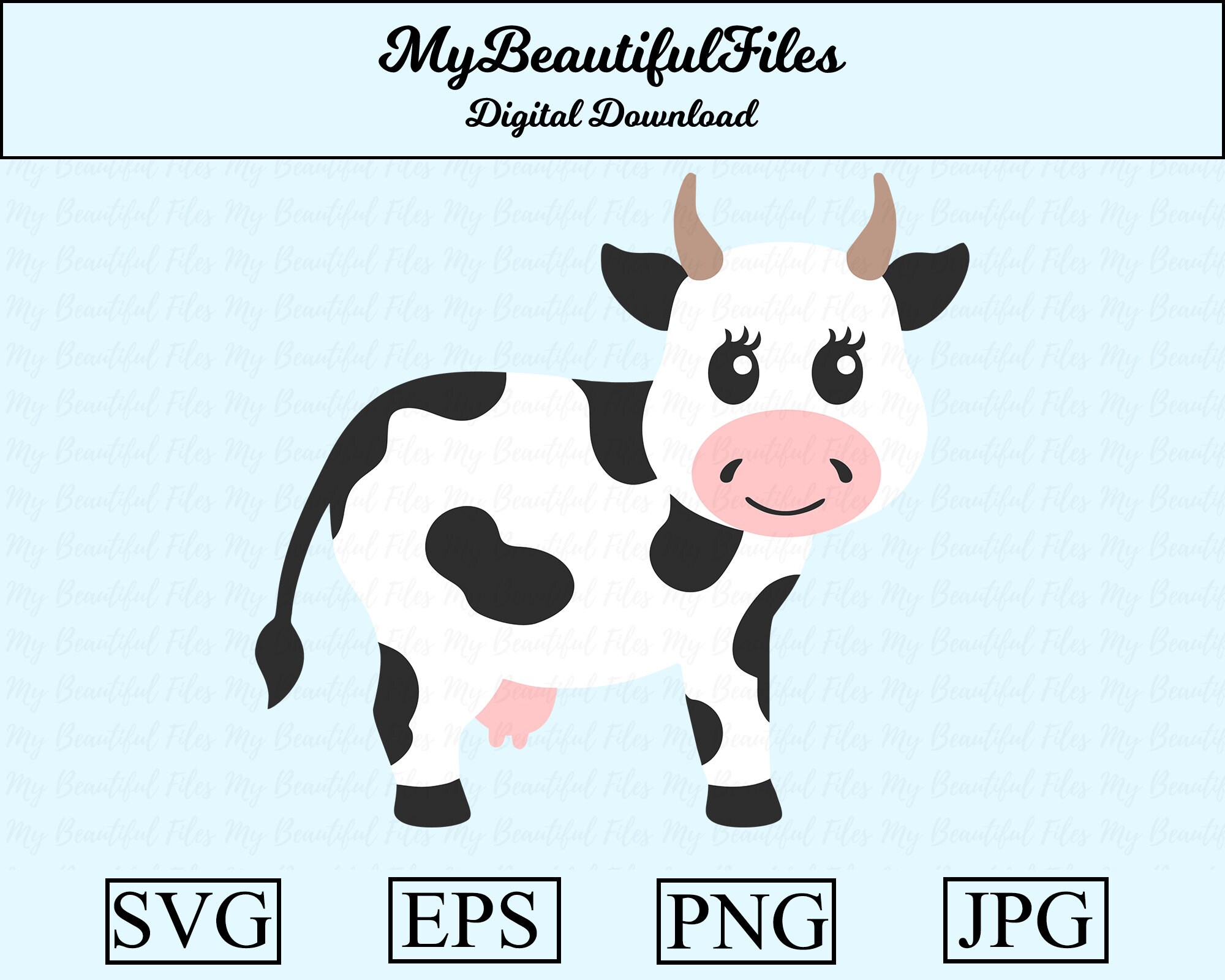 Free Printable Minecraft Clipart Cow