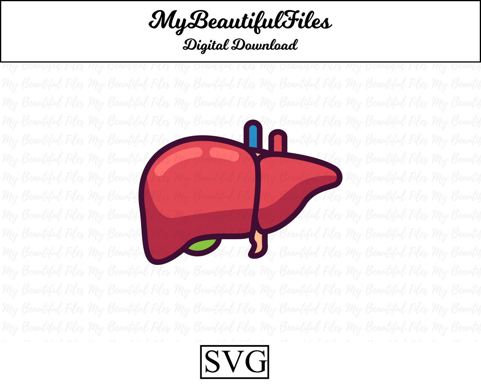 Liver SVG Digital Download Liver File for Printable Art - Etsy