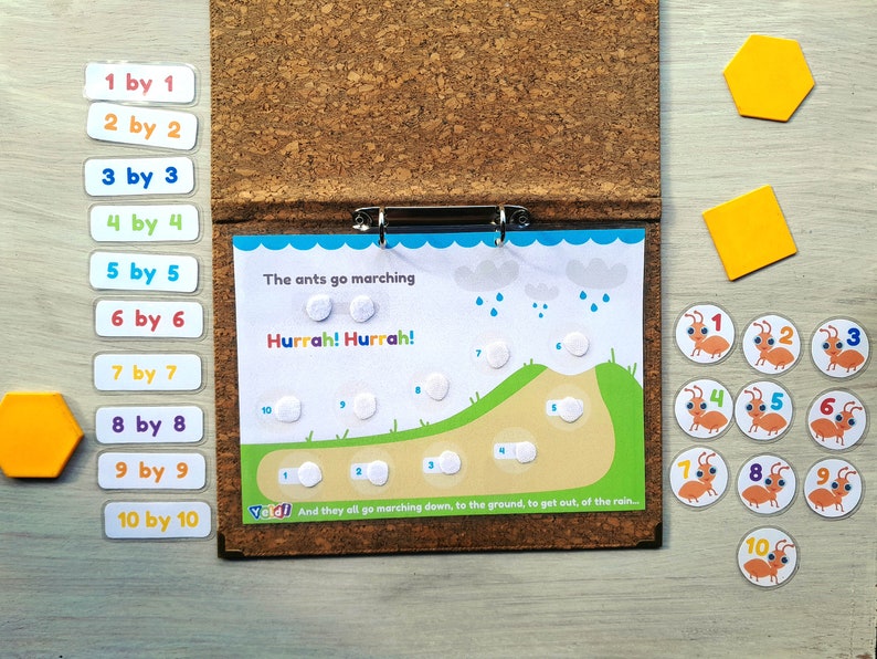 Montessori Counting Activity Ants Go Marching for Toddlers - Etsy