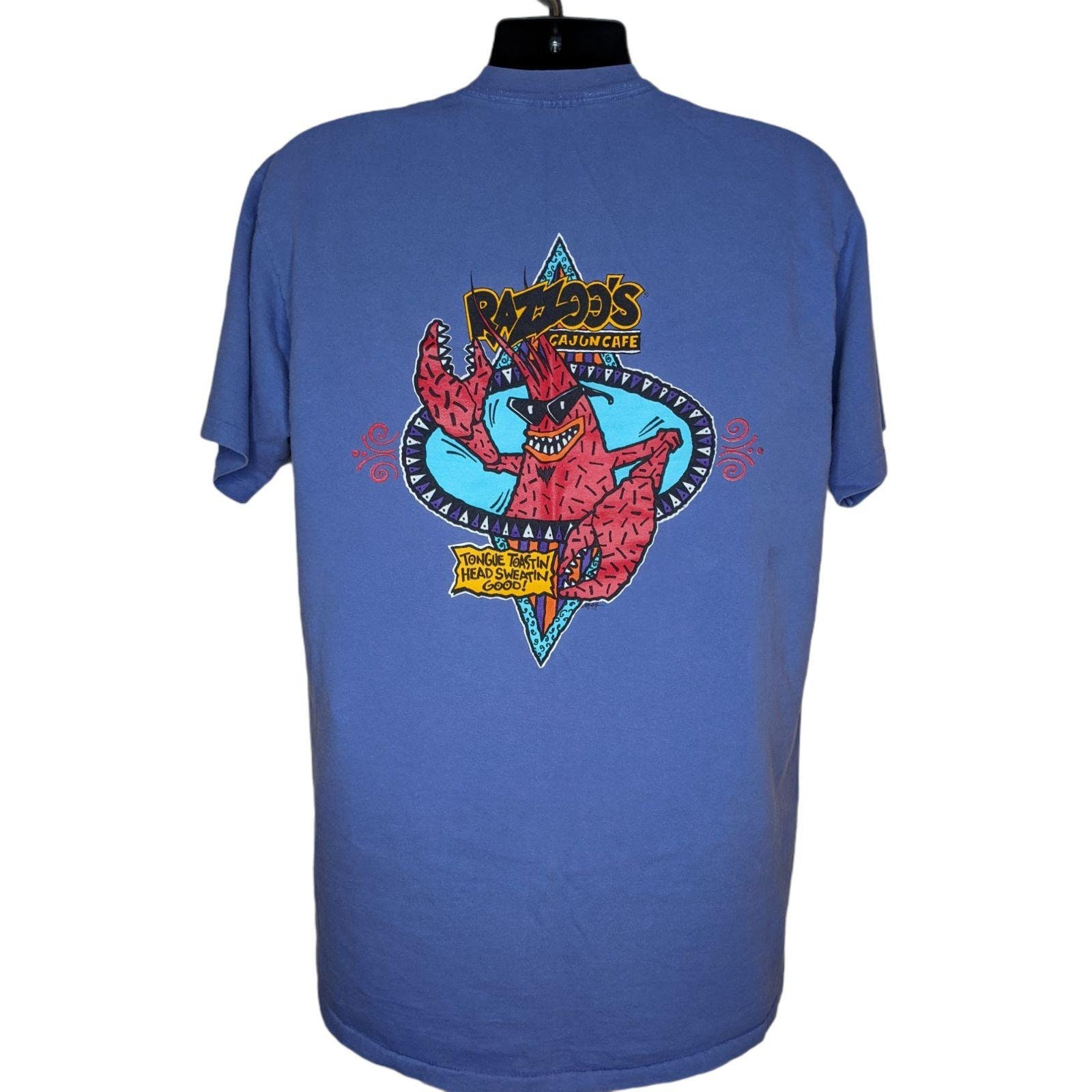 Razzoo's Cajun Cafe Vintage Tshirt Crawfish Size Large Made in USA - Etsy