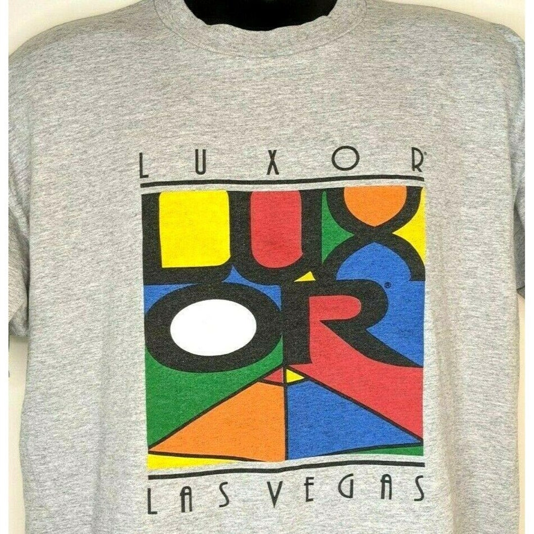 Luxor Modern Art Vegas Vintage Tshirt Size XL Pyramid Designs - Etsy