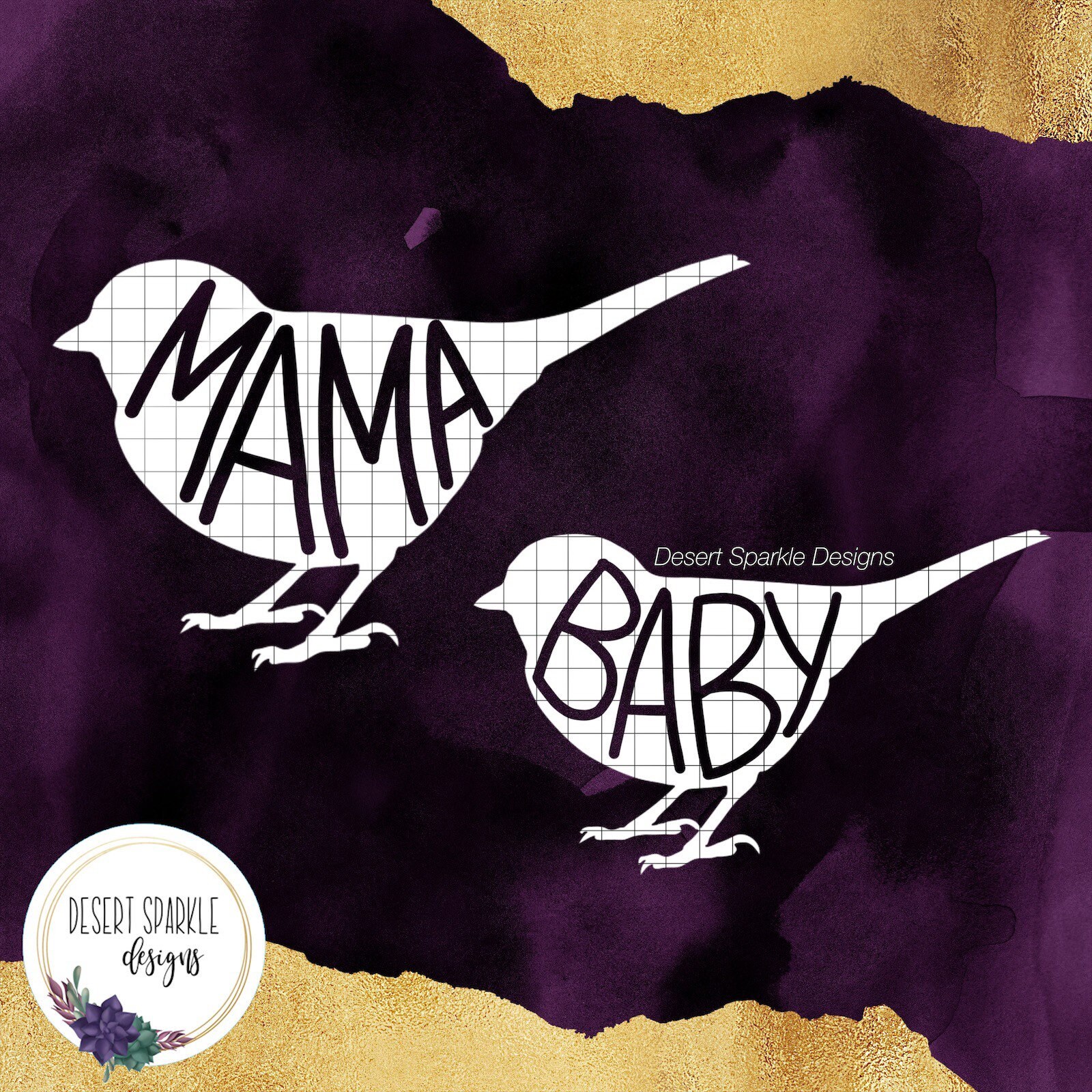 Mama Bird SVG | Baby Bird SVG | Mama Bird and Baby Bird SVG | Hand ...