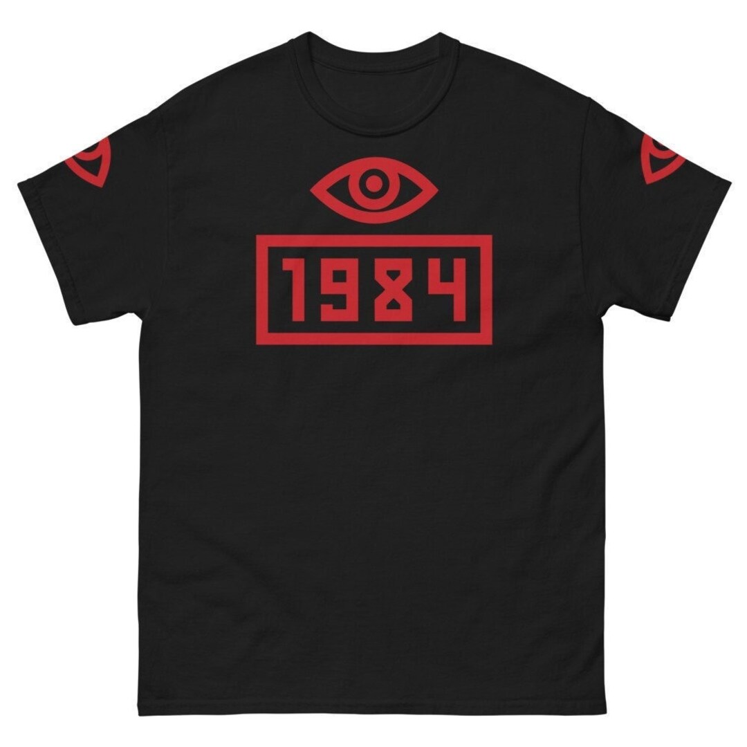 1984 Orwellian Eye All-over Print Tee - Etsy