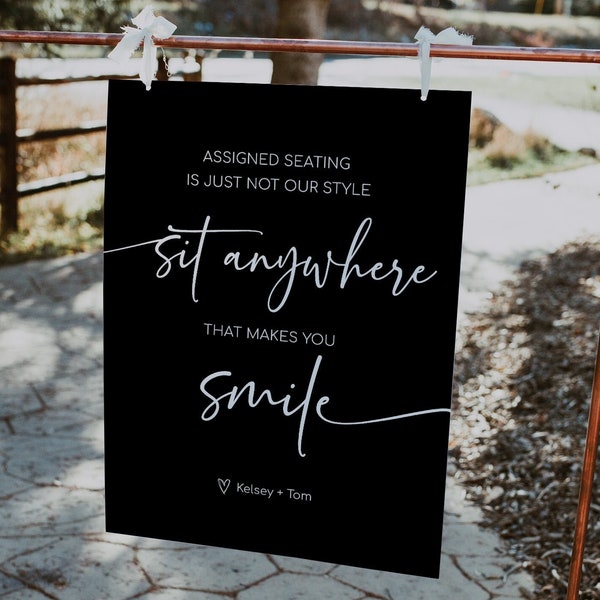 Open Seating Sign - Etsy