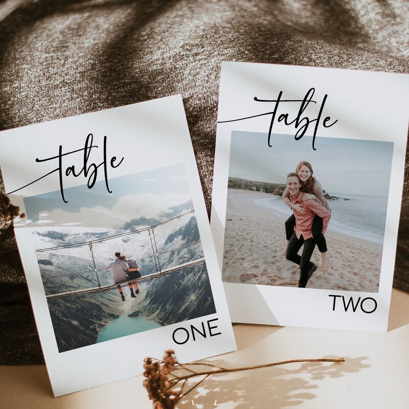 Photo Table Numbers - Etsy