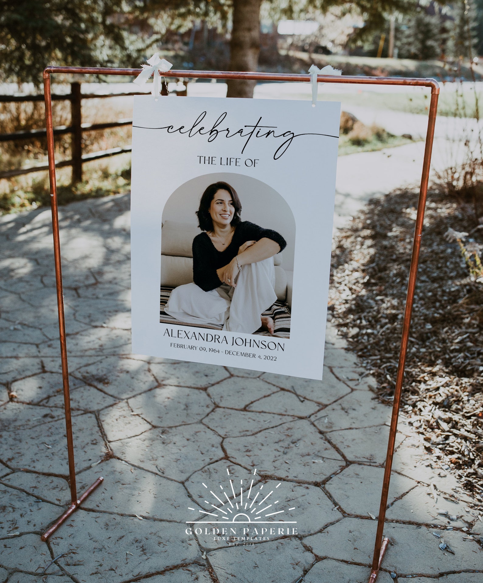 Memorial Welcome Sign Template Funeral Welcome Sign - Etsy