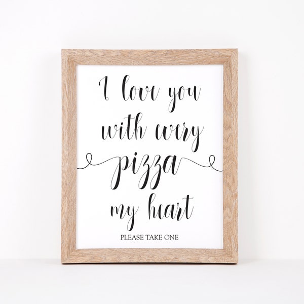Pizza Wedding Sign - Etsy
