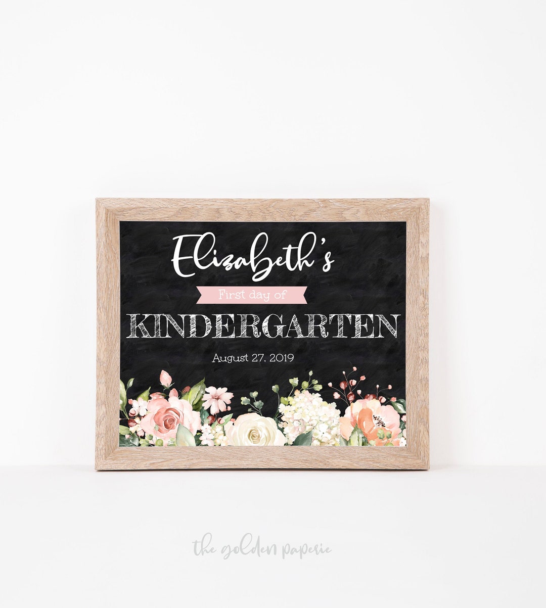 Editable Back to School Photo Prop, 1st Day of School Sign, Any Grade ...