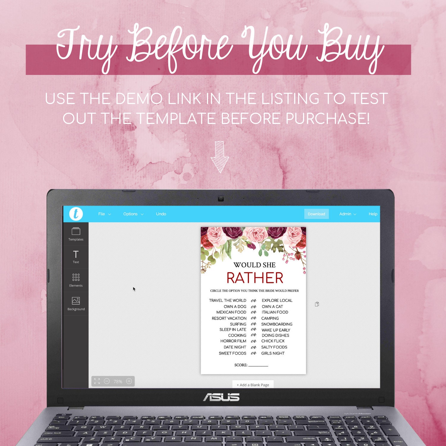 The Price is Right Game the Price is Right Template Bridal | Etsy