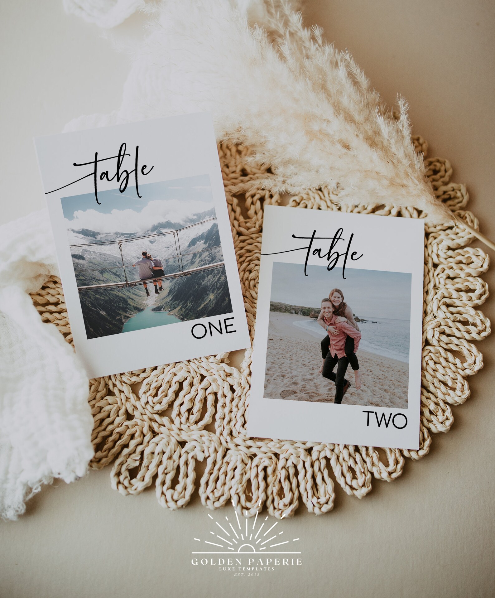 MILA Photo Table Numbers Wedding Photo Table Numbers | Etsy