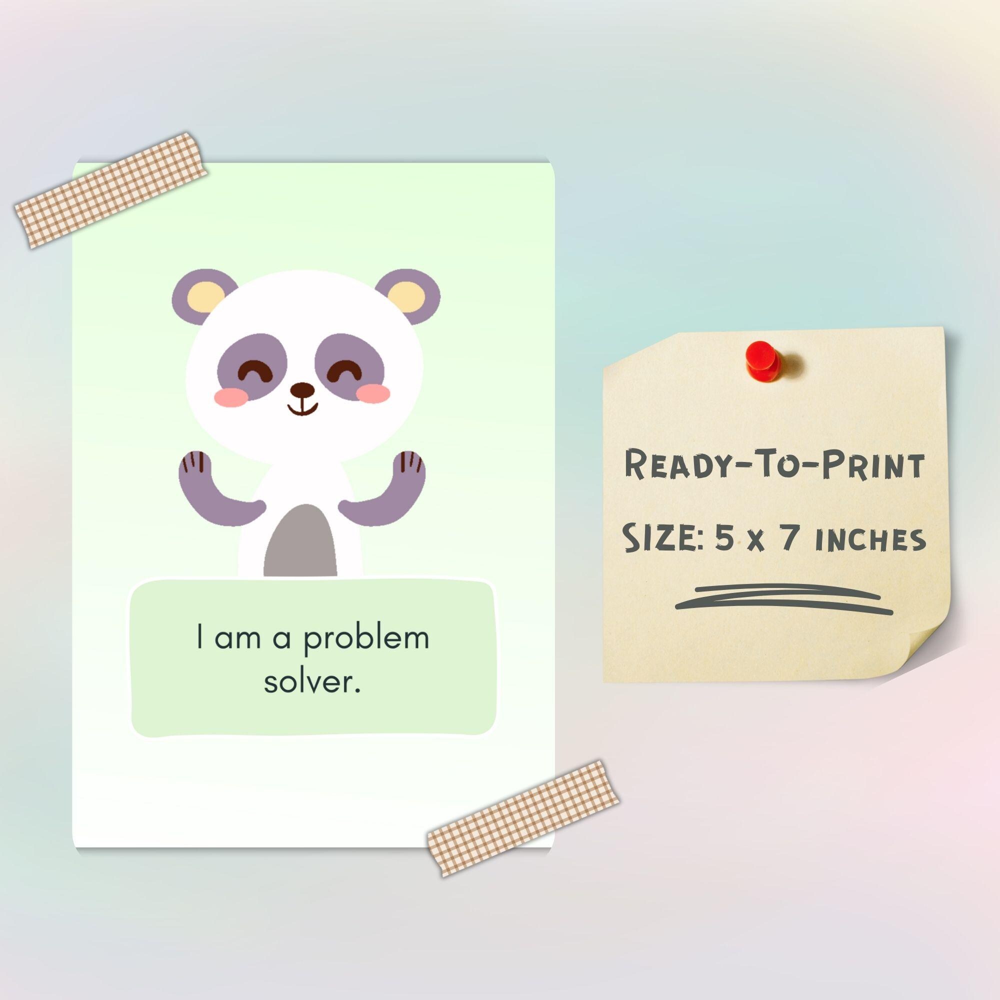 Kids' Friendship and Social Skills Affirmation Cards, 50-card Pack ...