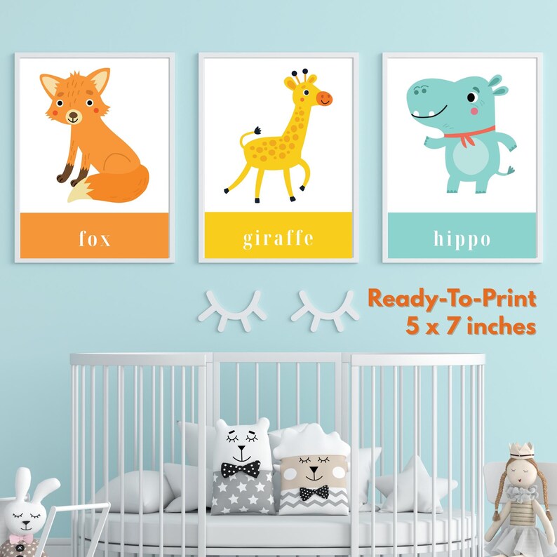 Printable Alphabet Flashcards for Preschoolers - 52 Digital, Colorful ...