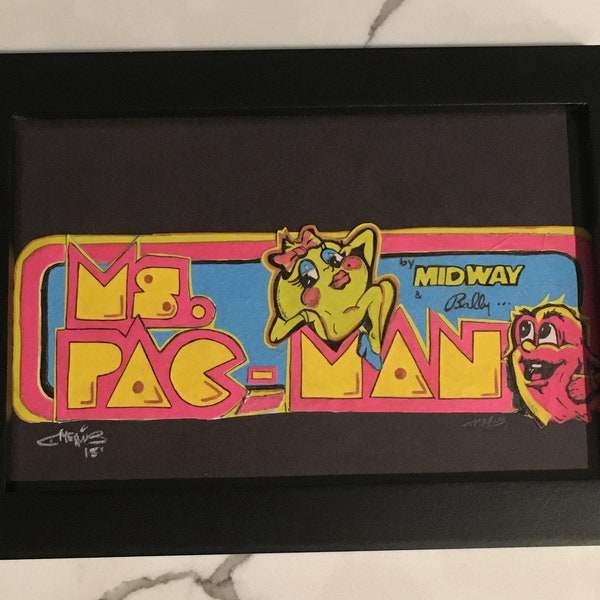 Ms Pac Man Wall Art - Etsy