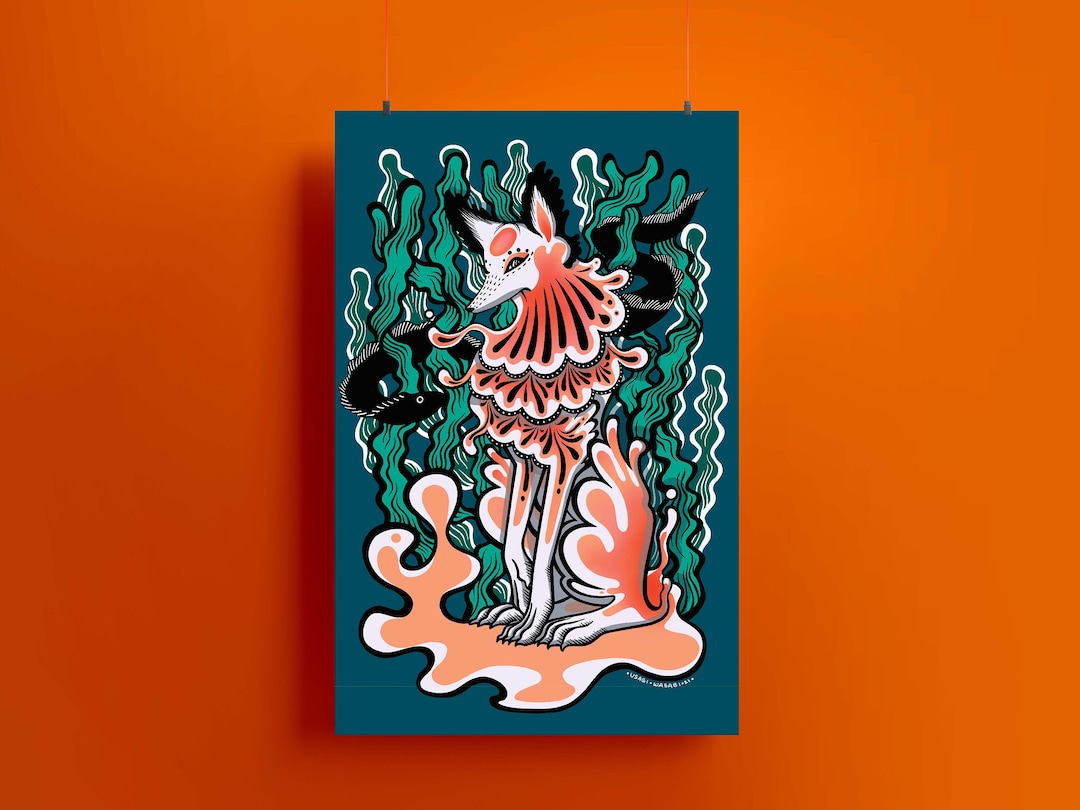 Water Fox - Etsy
