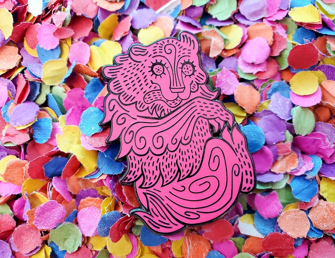 The Texas Zodiac - Black Bear Hard Enamel Pin | Lapel Pin, Badge - Etsy