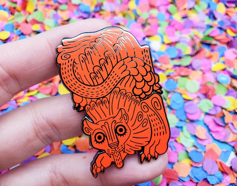 The Texas Zodiac - Cougar Hard Enamel Pin | Lapel Pin, Badge - Etsy