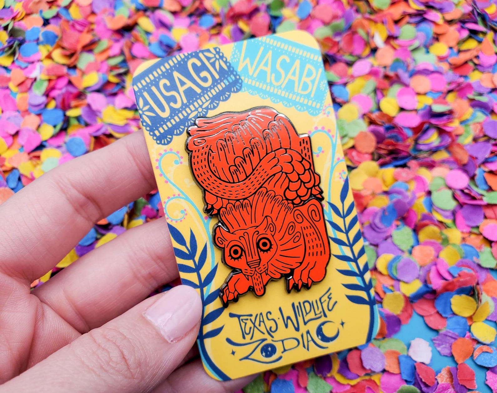 The Texas Zodiac - Cougar Hard Enamel Pin | Lapel Pin, Badge - Etsy