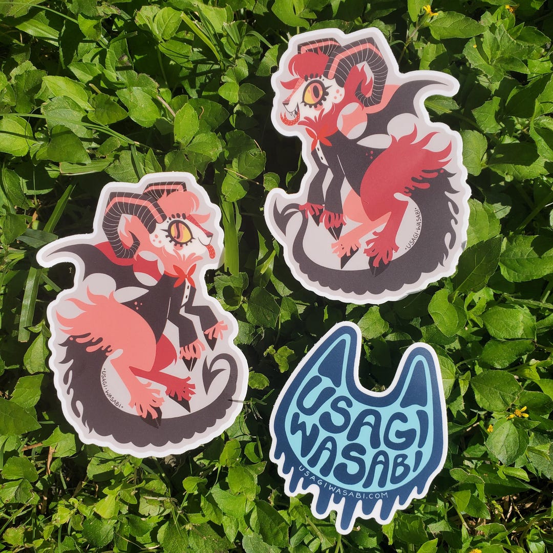 Razzle & Dazzle | Usagi Wasabi Vinyl Sticker Set - Etsy