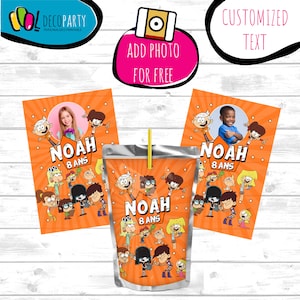 Loud House Birthday Printables, Loud House Party Bundle Labels, Loud ...
