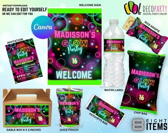 NEON Glow Party BUNDLE - Etsy