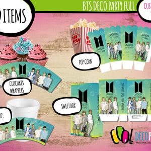 BTS Kpop Party Digital Package, Kpop, K-pop Bts Birthday, BTS ...