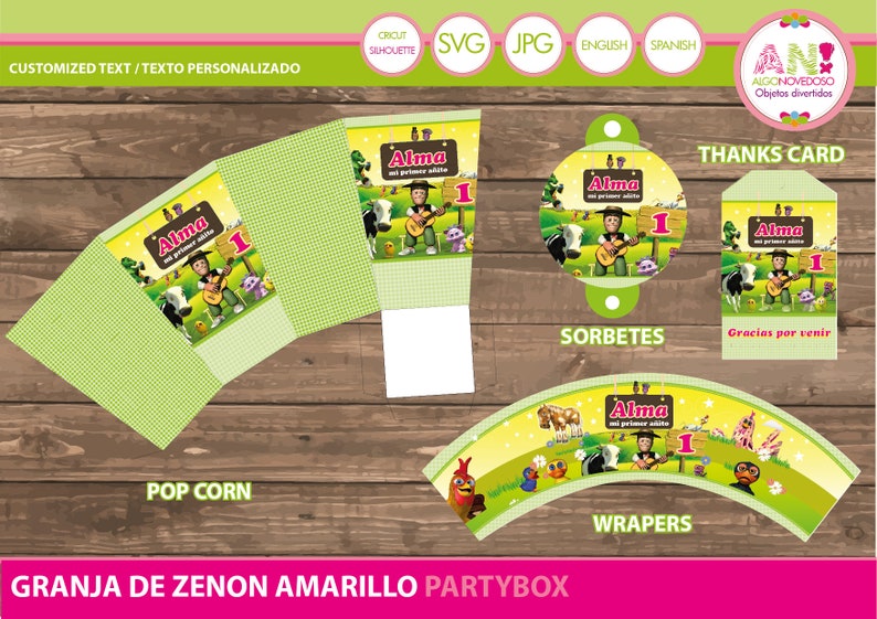 Zenon Farm Printable Kit, Zenon. Zenon Farm 20 Digital Items, Zenon ...
