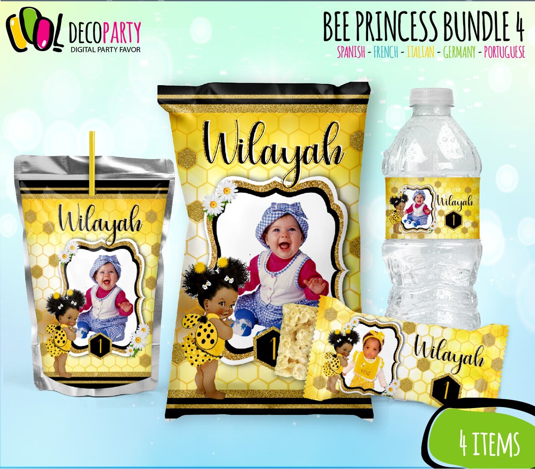 BEE Princess Birthday Party Bundle, Princess Decoration Party Favors ...