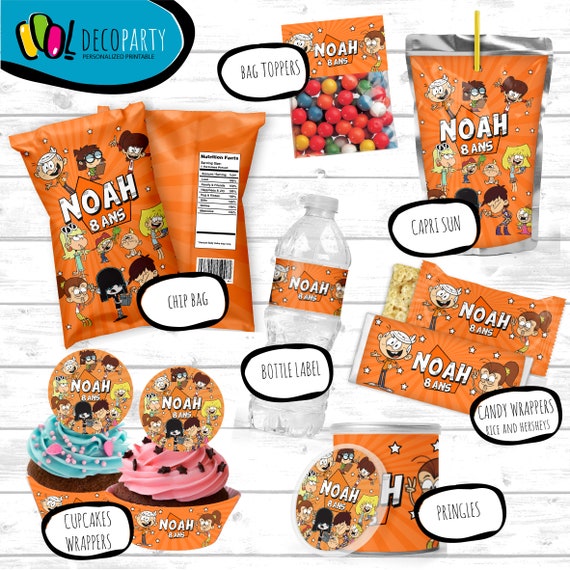 Loud House Birthday Printables Loud House Party Bundle - Etsy UK