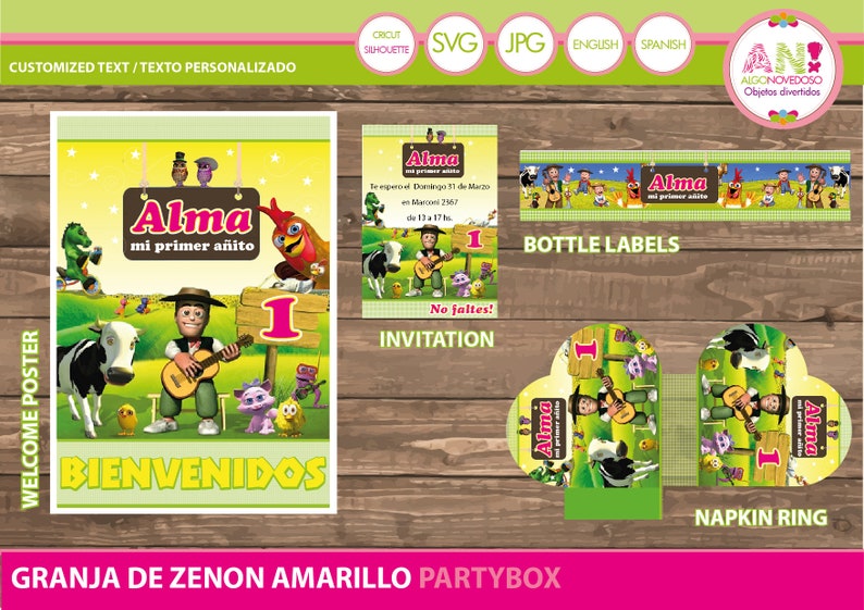 Zenon Farm Printable Kit, Zenon. Zenon Farm 20 Digital Items, Zenon ...