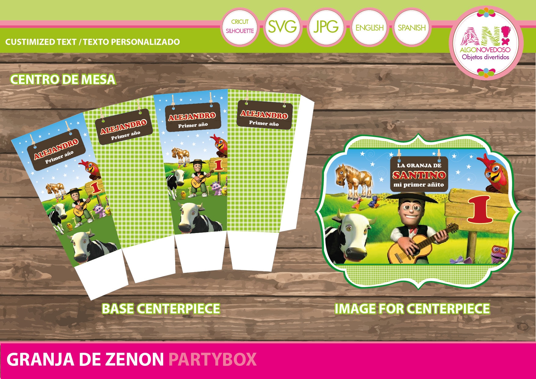 Zenon Farm Birthday Printable Kit Zenon Farm Party Decoration - Etsy