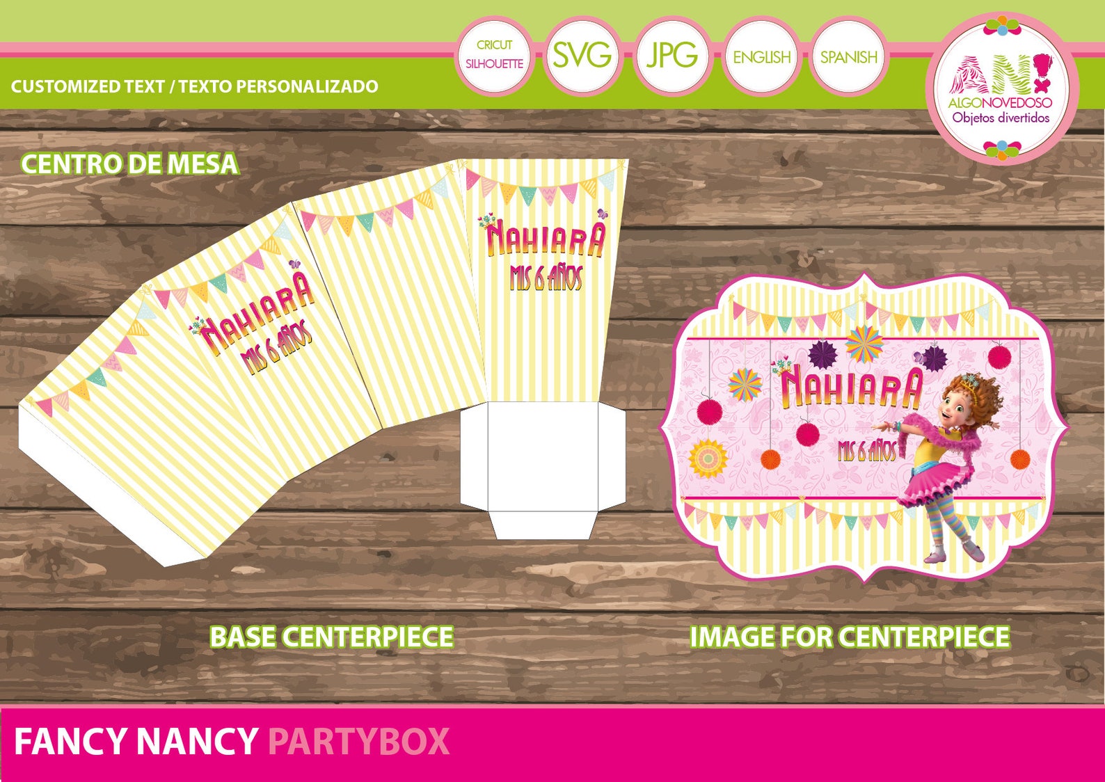 Fancy Nancy Birthday Digital Kit Fancy Nancy Party Fancy | Etsy