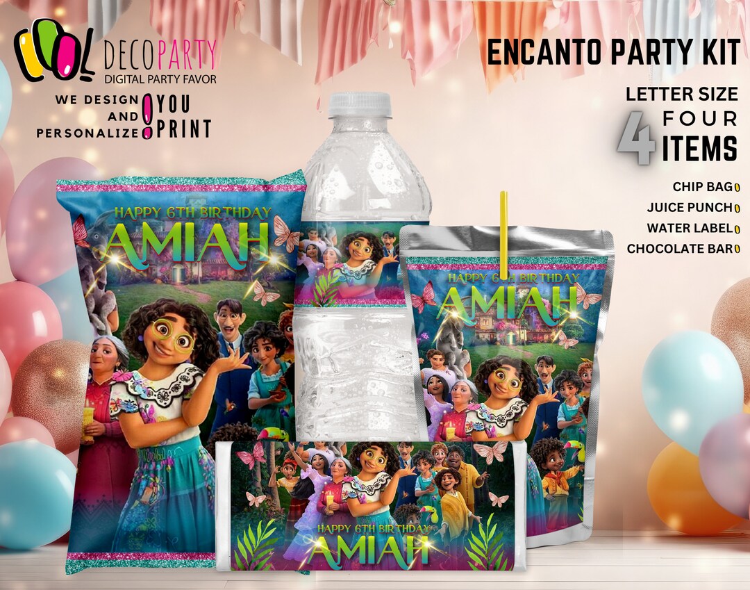Encanto Birthday Party Decoration Bundle, Encanto Party Favors, Encanto ...