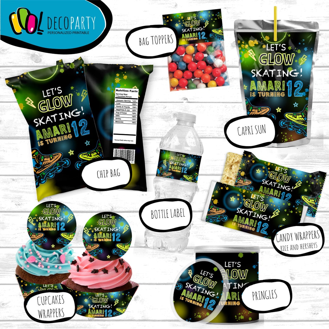 Roller Skate Party Bundle, Let's Roll With Our Custom Party Bundle ...