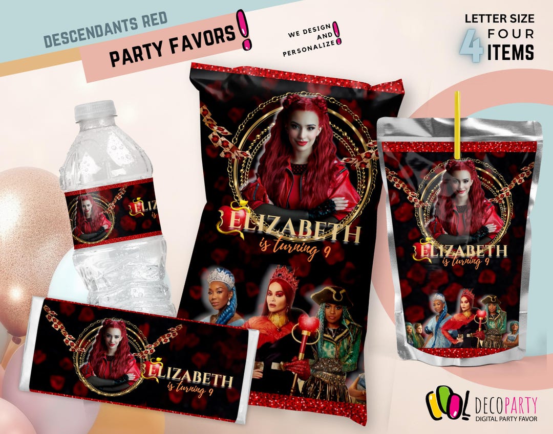 Party Favors Editable Bundle, Party Favors Editable Decorations - Etsy