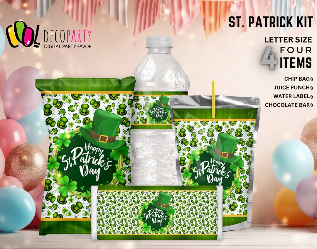 St Patricks Day Decorations Party Bundle, St Patricks Day Party Favors ...