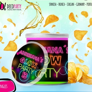 Glow Birthday Party Favors Bundle, Glow Custom Party Decor, Let's Glow ...