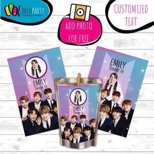 KPOP Party Decoration Pack, BTS Birthday Party Favors, Bts Kpop Party ...