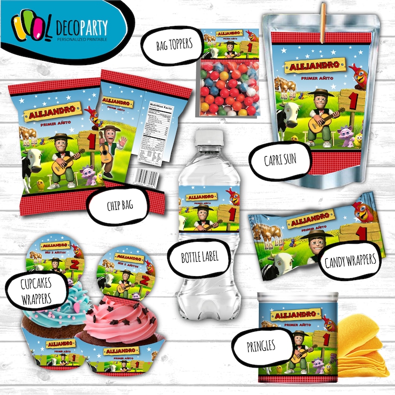 Zenon Farm Printable Kit Zenon Birthday Zenon Farm Party | Etsy